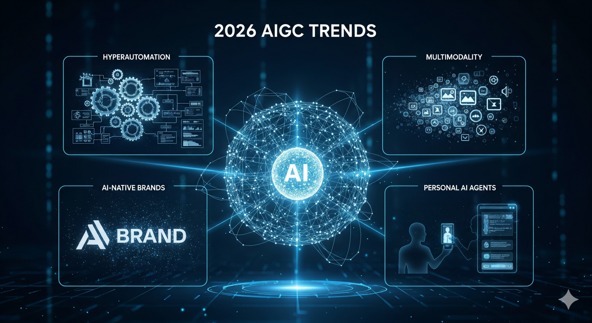 2026 AIGC 趨勢白皮書：從「超自動化」到「AI 原生品牌」，品牌應關注的四大轉變 | 確認鍵網路行銷